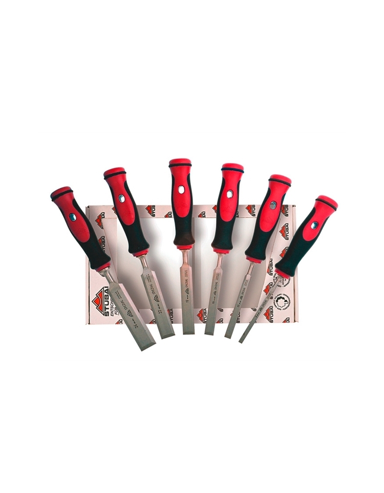 STUBAI - Jeu de ciseaux à bois professionnel avec poignée 2K...